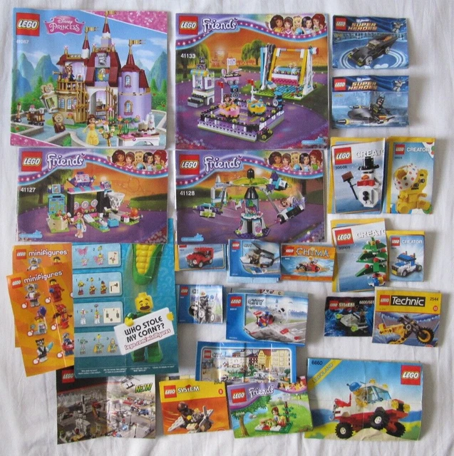 GENUINE OFFICIAL LEGO Instruction Manuals Leaflets Disney Creator Job ...
