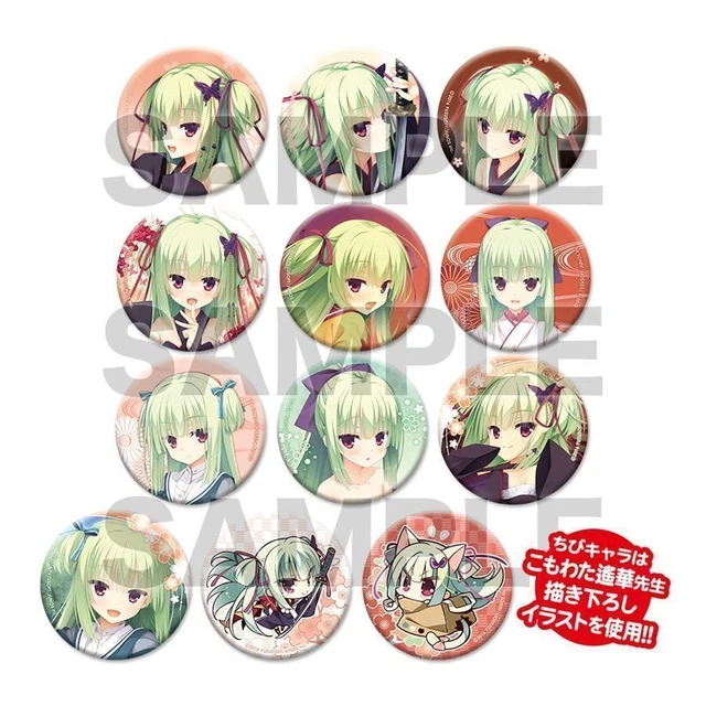LOTTO DISTINTIVI SENREN Banka Murasame Set Yuzusoft Shop Personaggio ...