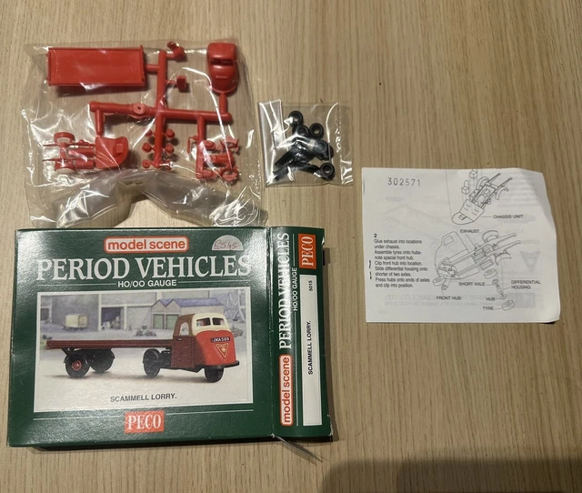 PECO MODEL SCENE OO/HO Gauge Period Vehicle Kit Scammell Lorry 5015 ...