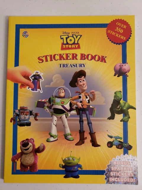 DISNEY PIXAR CLASSIC Toy Story Sticker Book Treasury 350 + Stickers ...