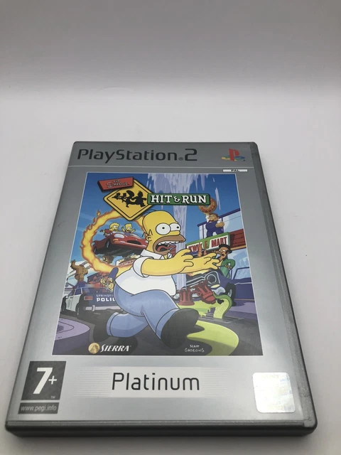 I Simpsons Hit And Run Sony Playstation Ps2 Platino Con Manuale Pal 8786