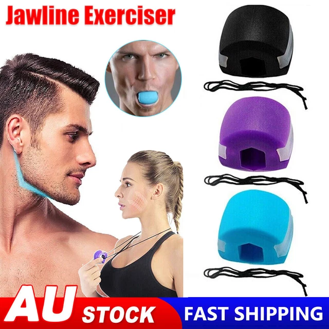 3PCS JAW LINE Exercise Fitness Ball Trainer Muscle Neck Face Exerciser ...