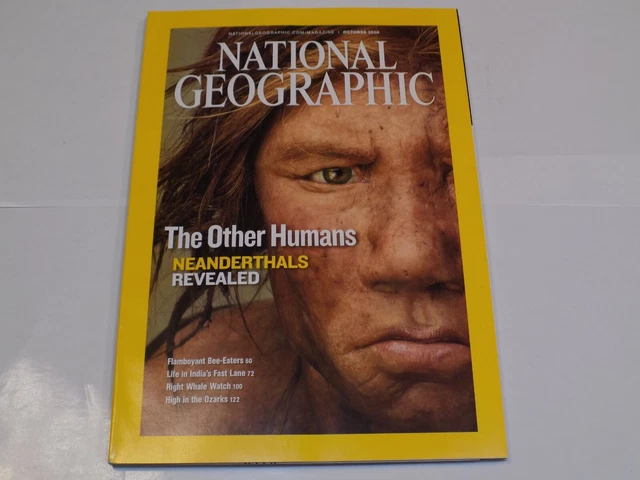 National Geographic Magazine October 2008 Neanderthals Bee Eaters India