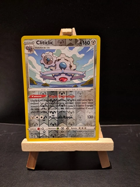 CARTE POKÉMON CLITICLIC 105/195 REVERSE EB12 Tempête argentée FR NM EUR 1,00 - PicClick FR