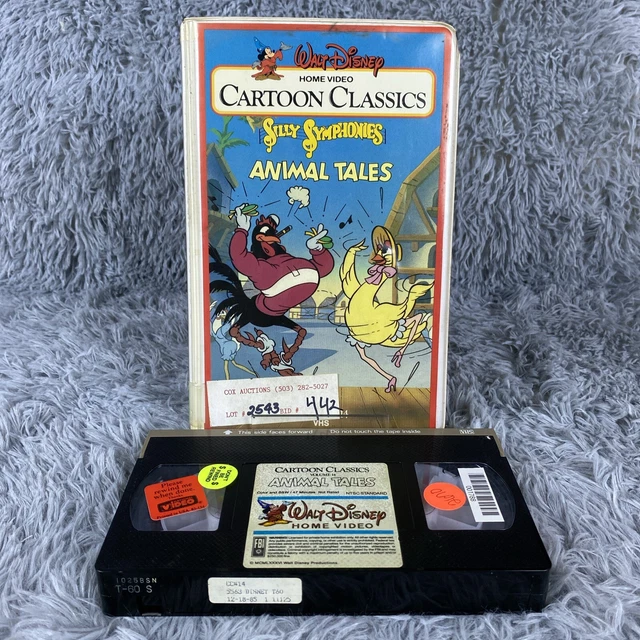 SILLY SYMPHONIES ANIMAL Tales VHS Tape Walt Disney Home Video Cartoon ...