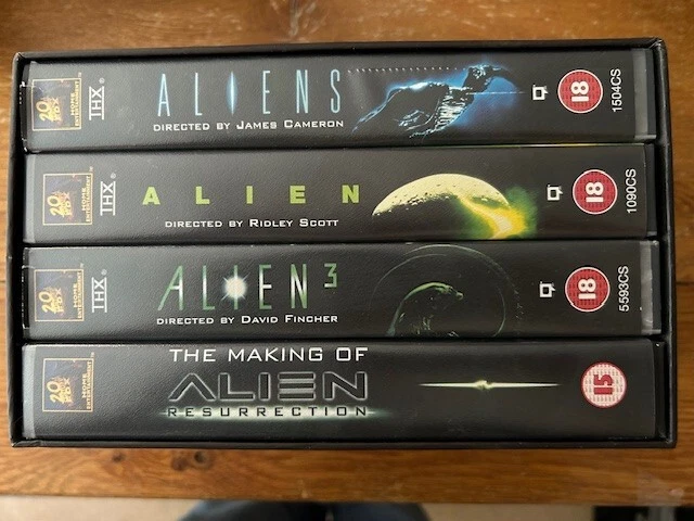 ALIEN SAGA BOX Set The Ultimate VHS Collection 4 Video Tapes £4.99 ...