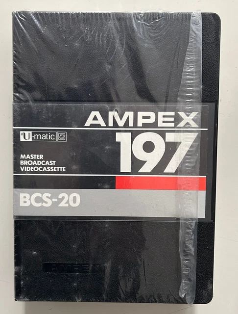 AMPEX 197 SERIES BCS-20 U-matic - VHS Video Cassette Tape NOS £16.66 ...