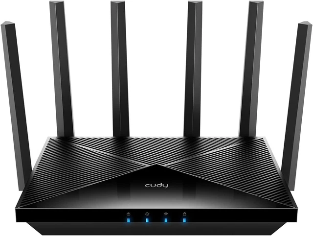 CUDY ROUTER WI-FI 7 BE11000 Tri-Band, 6-Stream 10 Gbps, 4 porte × 2.5G ...