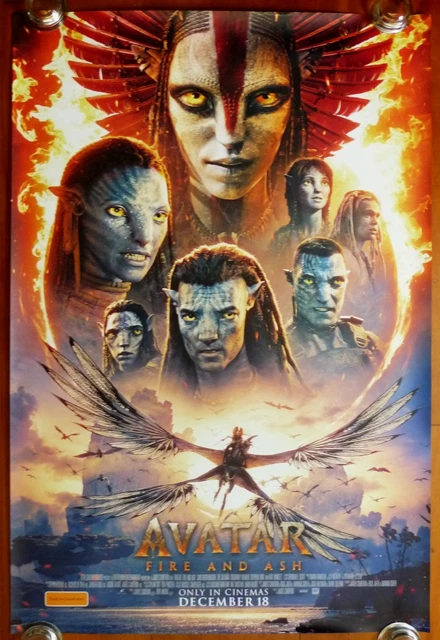 AVATAR FIRE AND Ash Original 2025 Australian Advance One Sheet Movie ...