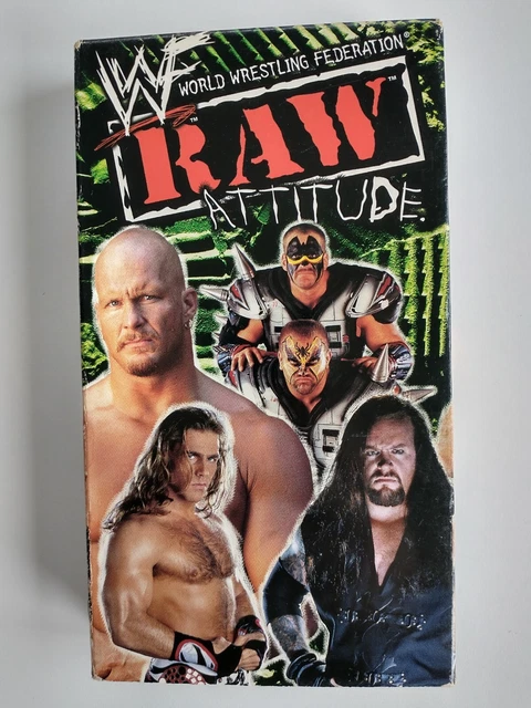 WWF HOME VIDEO 1998 Raw Attitude VHS US Release - WWE Wrestling Bret ...
