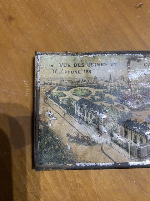 CARNET DE NOTES publicitaire en fer LEJAY LAGOUTE DIJON Apéritif bistro ...