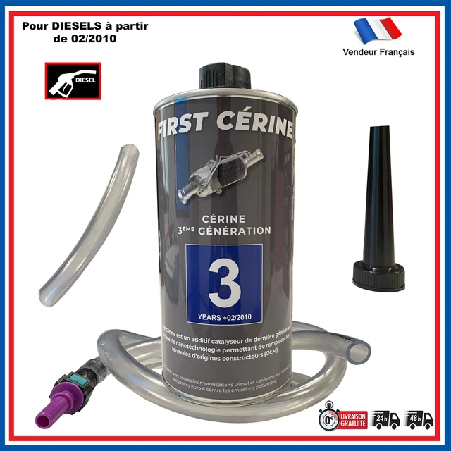 BIDON 1L ADDITIF Fap Cerine BLEU Diesel HDI - 9736A0 88248 - 3eme ...