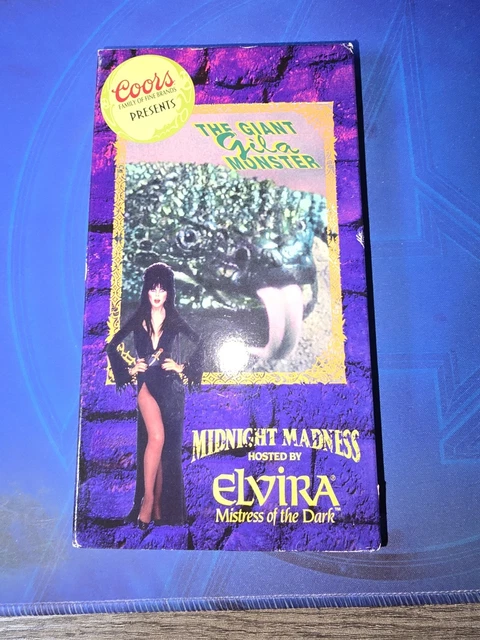 THE GIANT GILA Monster Vhs Midnight Madness Hosted By Elvira £9.25 - PicClick UK