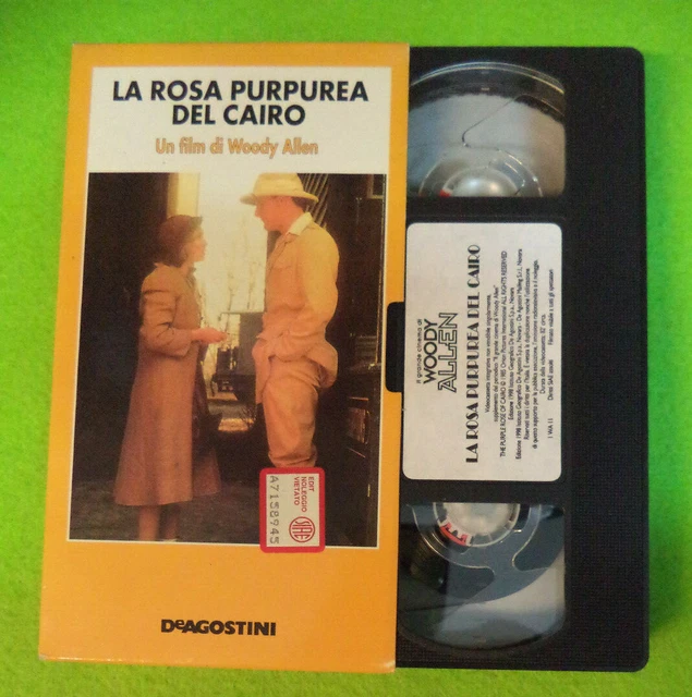 VHS FILM LA ROSA PURPUREA DEL CAIRO Woody Allen 1998 DE AGOSTINI (F243 ...