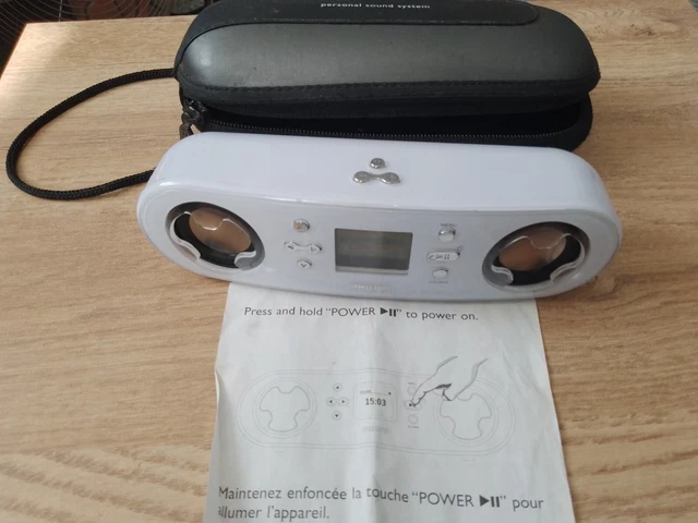 PHILIPS PSS110 PERSONAL Sound System MP3 - Radio £10.00 - PicClick UK