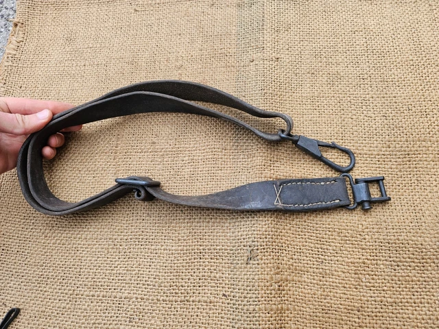 ORIGINAL GERMAN WWI K98 Mauser WWII MG40 MG42 Strap Gew Rifle Leather ...