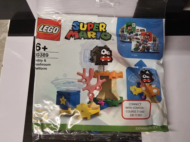 LEGO SUPER MARIO: Fuzzy and Mushroom Platform Expansion Set (30389 ...
