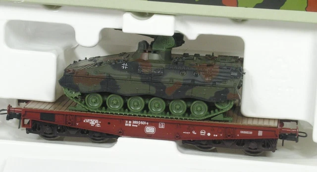 H0 SCHWERLASTWAGEN DB m. Panzer Marder Roco minitanks 818 KKK neuw. OVP EUR 47,50 - PicClick DE