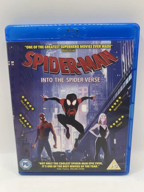 SPIDER-MAN: INTO THE Spider-verse Blu-ray (2019) Bob Persichetti, Rothman VGC £4.99 - PicClick UK