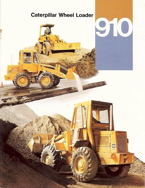EQUIPMENT BROCHURE - Caterpillar - 910 - Wheel Loader - c1970's (EB19 ...