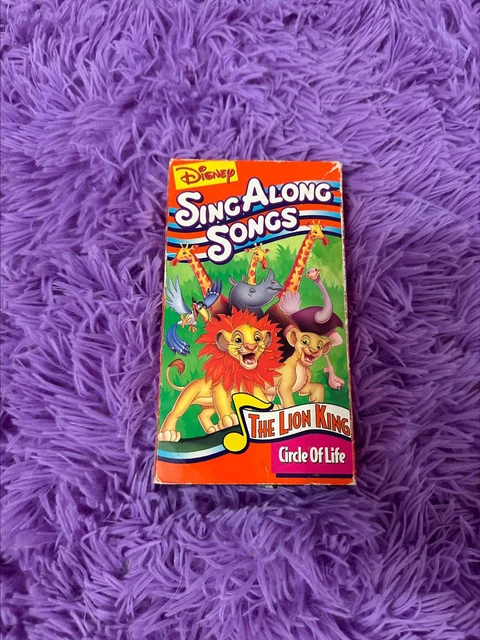DISNEYS SINGEN MIT Liedern - Der Löwenkönig ""Circle Of Life"" Vhs EUR ...