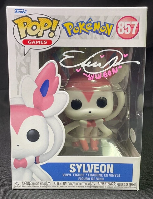 SYLVEON POKEMON FUNKO Pop 857 Erica Schroeder Autógrafo Firmado PSA ...