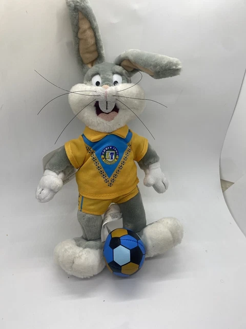 LOONEY TUNES WARNER Brothers 1998 Bugs Bunny With Football Toy With ...