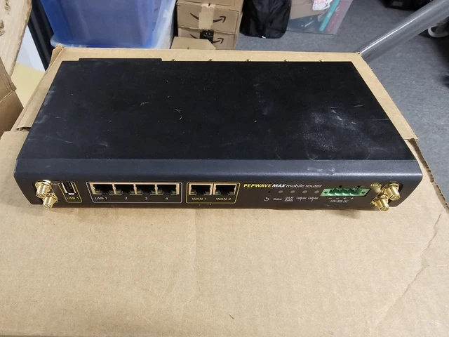 PEPLINK/PEPWAVE MAX HD2 LTE 4G Dual Sim Mobile Multi-Cellular Bandwidth ...