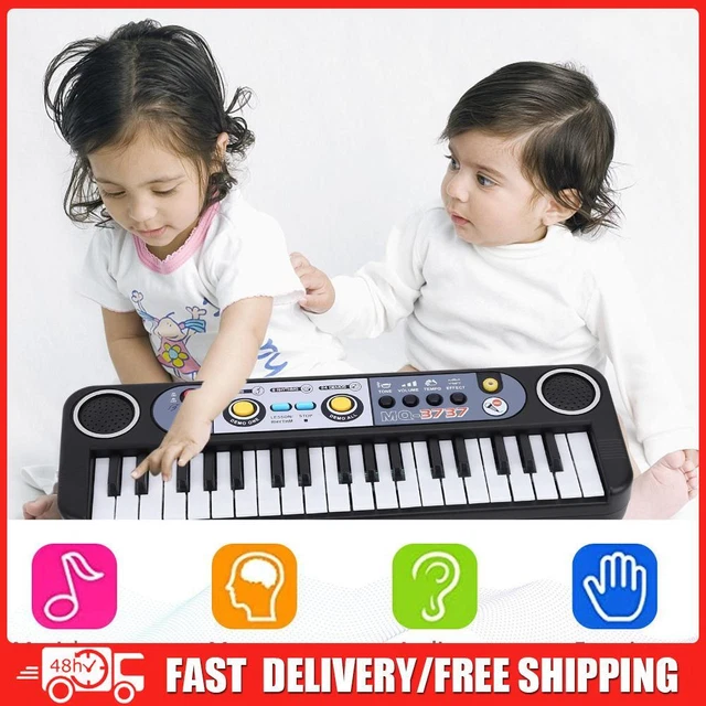 37 KEYS PIANO Keyboard Toys Safe with Microphone Electronic for ...