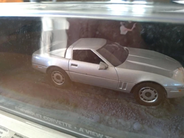 1/43 JAMES BOND car Collection N°37 Chevrolet Corvette A View to A Kill ...