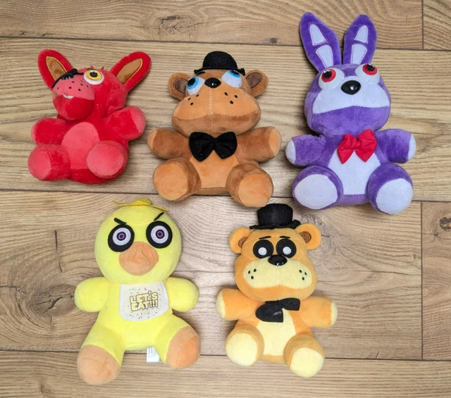 BUNDLE LOT FIVE Nights at Freddy's FNAF 8" Plush Soft Toys £12.91 ...
