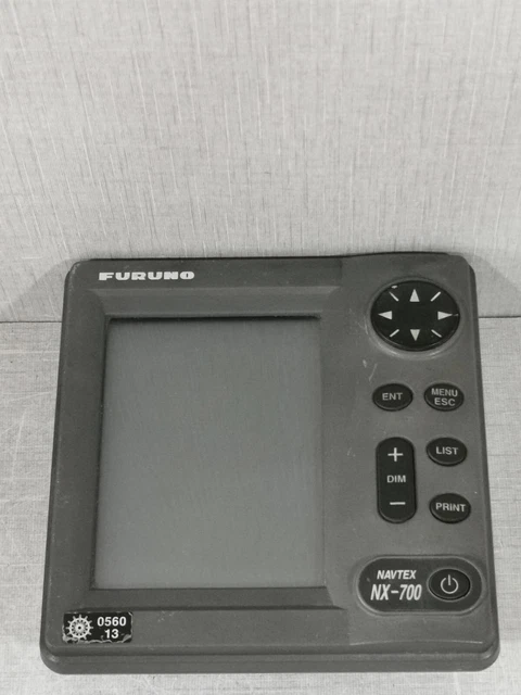 FURUNO NAVTEX NX-700 Receiver Lcd Display Unit Nx-700B - Unit Only, No ...