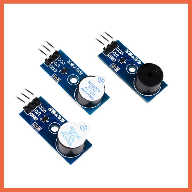 ACTIVE BUZZER ALARM Module Sensor Beep Audion Control Panel for Arduino ...
