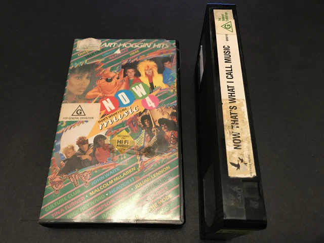 NOW THAT'S WHAT I Call Music 4 Aussie Vhs Video Iron Maiden Omd Depeche ...