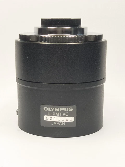 OLYMPUS MICROSCOPE CAMERA ADAPTER U-PMTVC (cat. No. U-V210) Excellent ...