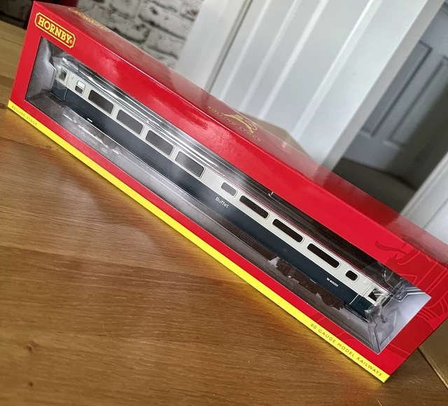 HORNBY INTERCITY 125 Buffet Car Coach R4729 W40001 MKIII Blue/Grey *New ...