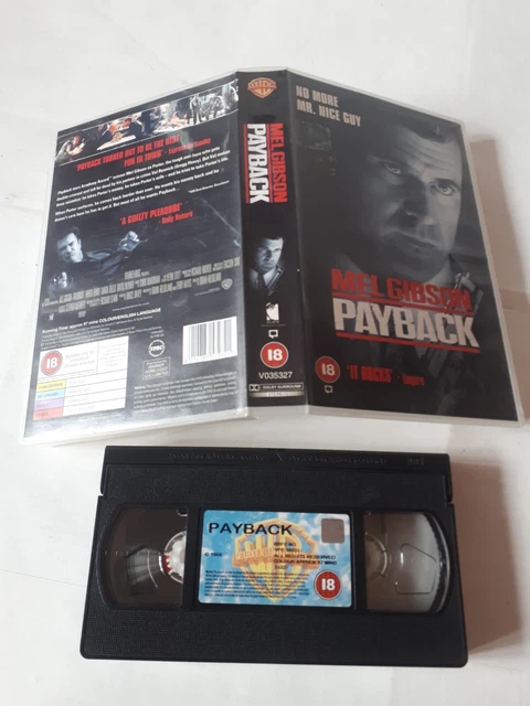 PAYBACK MEL GIBSON BIG BOX EX RENTAL VHS video cassette UK £2.00 - PicClick UK