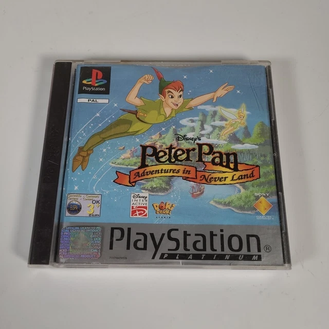 PETER PAN ADVENTURES in Never Land Playstation PS1 manuale di gioco PAL ...