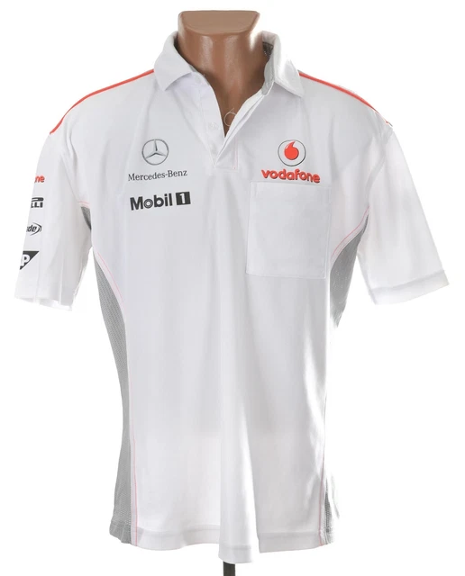 FORMULA 1 F1 Mclaren Mercedes Racing Polo Shirt Hamilton Era Size Xl ...