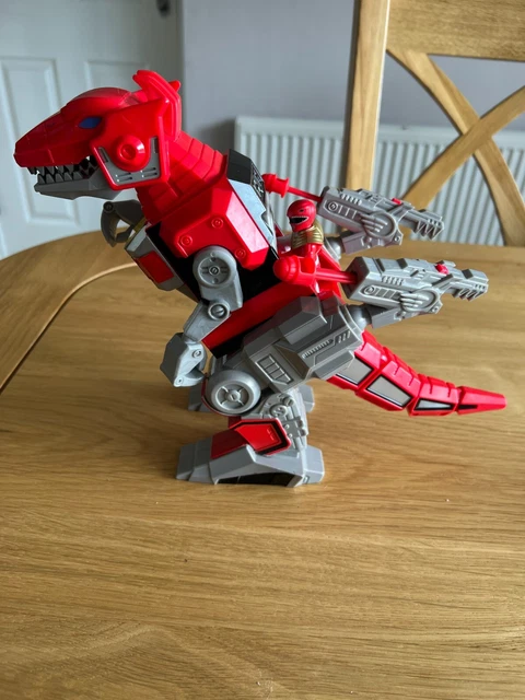 POWER RANGERS IMAGINEXT Mighty Morphin T-Rex Megazord bullets Guns 100% ...