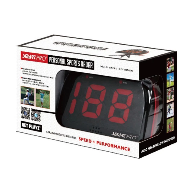 NET PLAYZ MULTI Sport Radar Gun Speed Detector Cricket Bowling Tennis ...