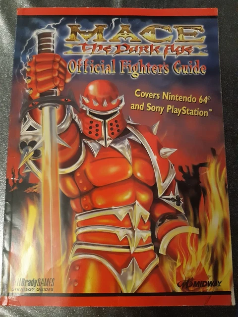 GUIDE OFFICIAL MACE the dark age nintendo 64 N64 playstation 1 ps1 ...