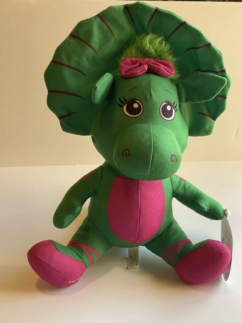BARNEY & FRIENDS Plush Baby Bop Girl Dino Dinosaur Stuffed Animal Green ...