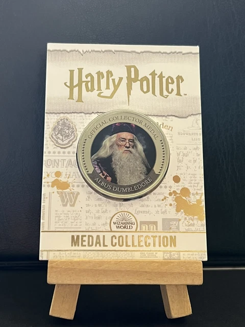 HARRY POTTER CARD With Medal Dumbledore Richard Harris J K Rowling ...