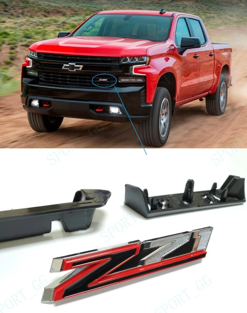 2019-2021 CHEVROLET NEW Gen Silverado Z71 Grille Emblem 84384428 Chrome ...