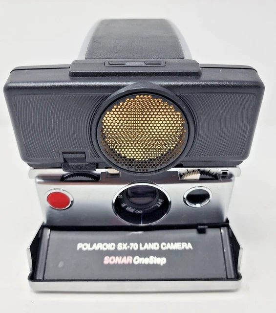 VINTAGE POLAROID SX-70 Land Camera Sonar One Step Untested for repair ...