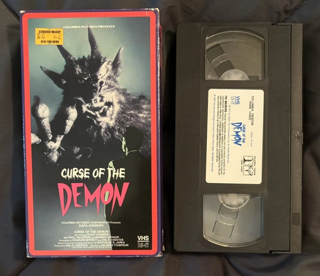 CURSE OF THE Demon (VHS, 1957/1987) Rare Horror Collectible $6.66 ...