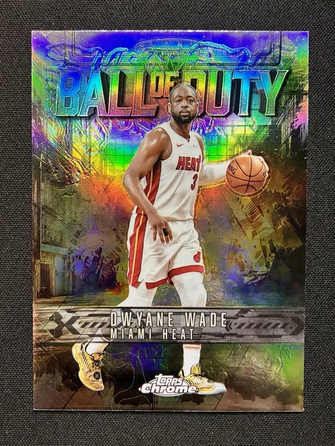 2025-26 TOPPS CHROME Ball Of Duty Refractor Dwayne Wade #BD-16 Miami ...