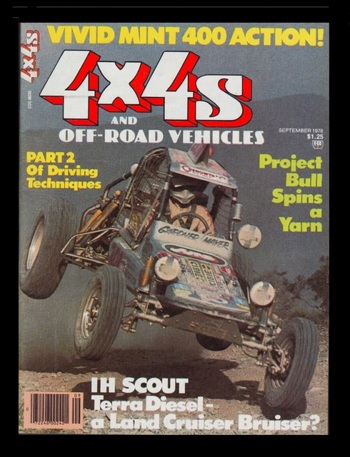 MAGAZINE: SEPTEMBER 1978 4x4s and Off-Road Vehicle £2.36 - PicClick UK