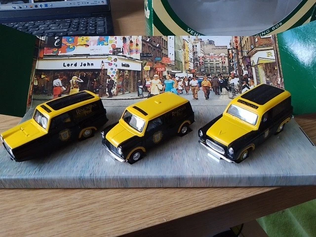 LLEDO VEHICLES OF The Swinging Sixtes Reliant Mini Ford Scale 1:43 ...